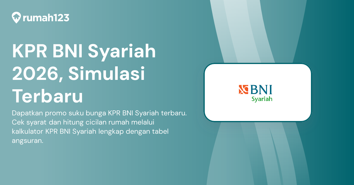KPR BNI Syariah 2026, Simulasi Terbaru