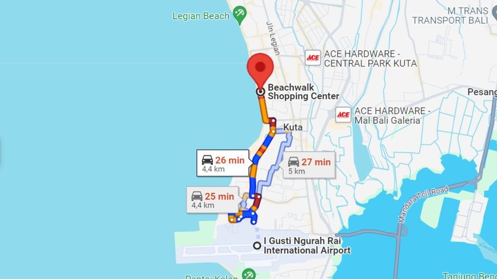 Beachwalk Shopping Centre Bali, Mall di Pinggir Pantai Kuta